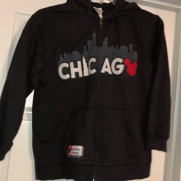 Disney | Shirts & Tops | Disney Chicago Hoodie Jacket Kids 78 Medium ...